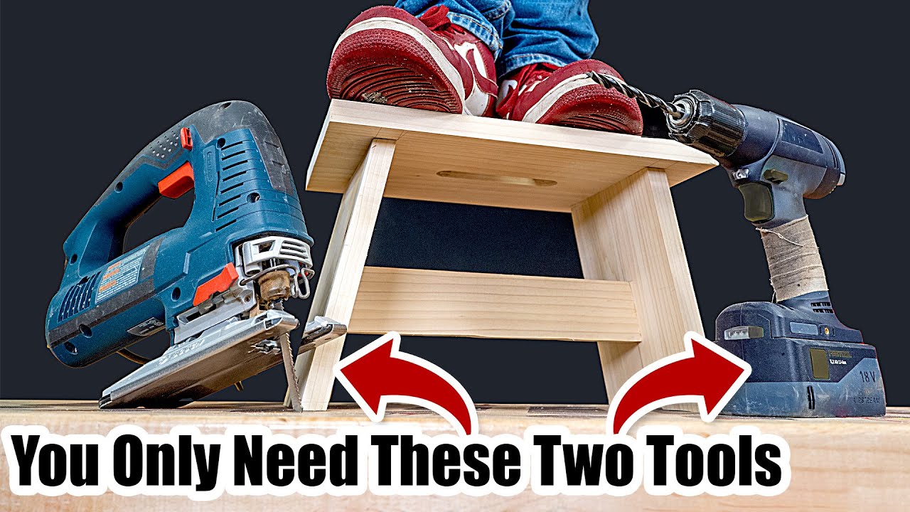 A Basic Stool Your First Woodworking Project