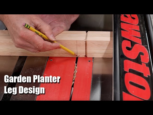 Garden Planter Box Leg Design - How To Make Planter Legs