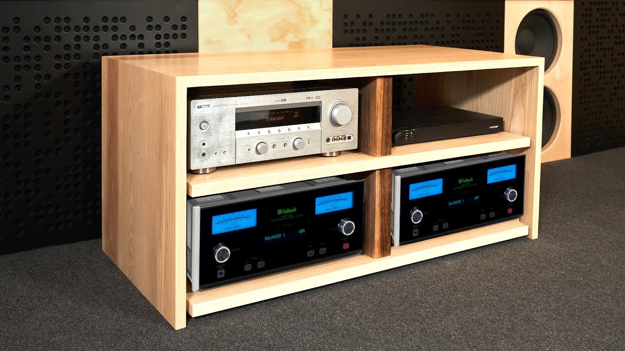 High End IKEA? Making A Modern Solid Wood Equipment Stand