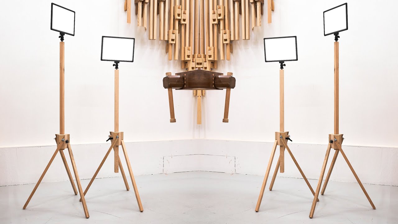 How To Make Simple Folding Light Stands