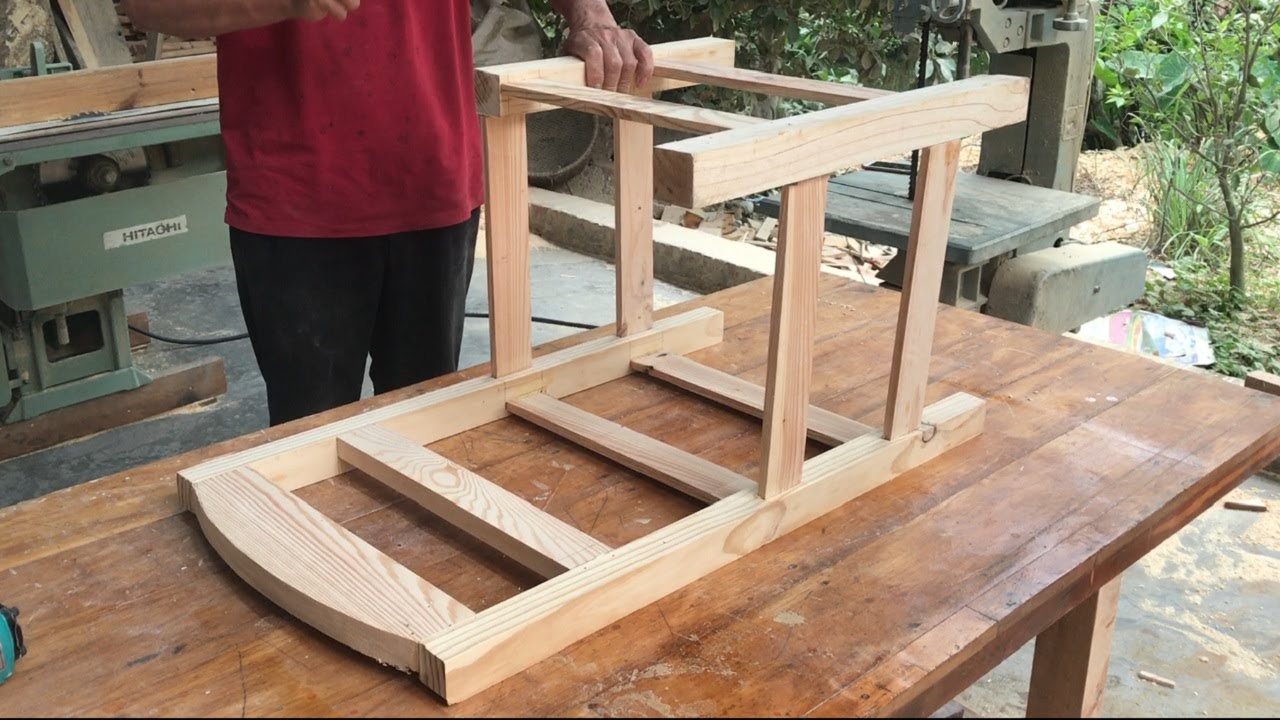 2 In 1 Smart Woodworking Idea // How To Make A Simple And Useful Table ...