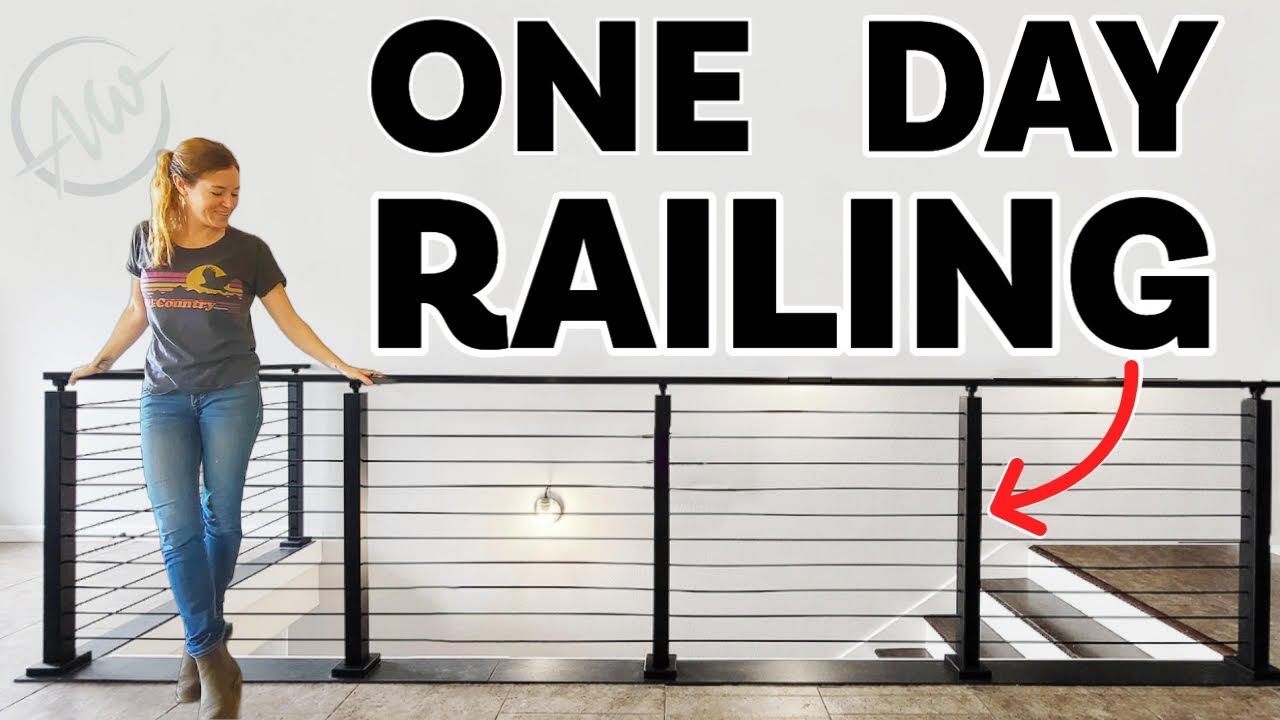 Easy Cable Stair Railing | The Best DIY System