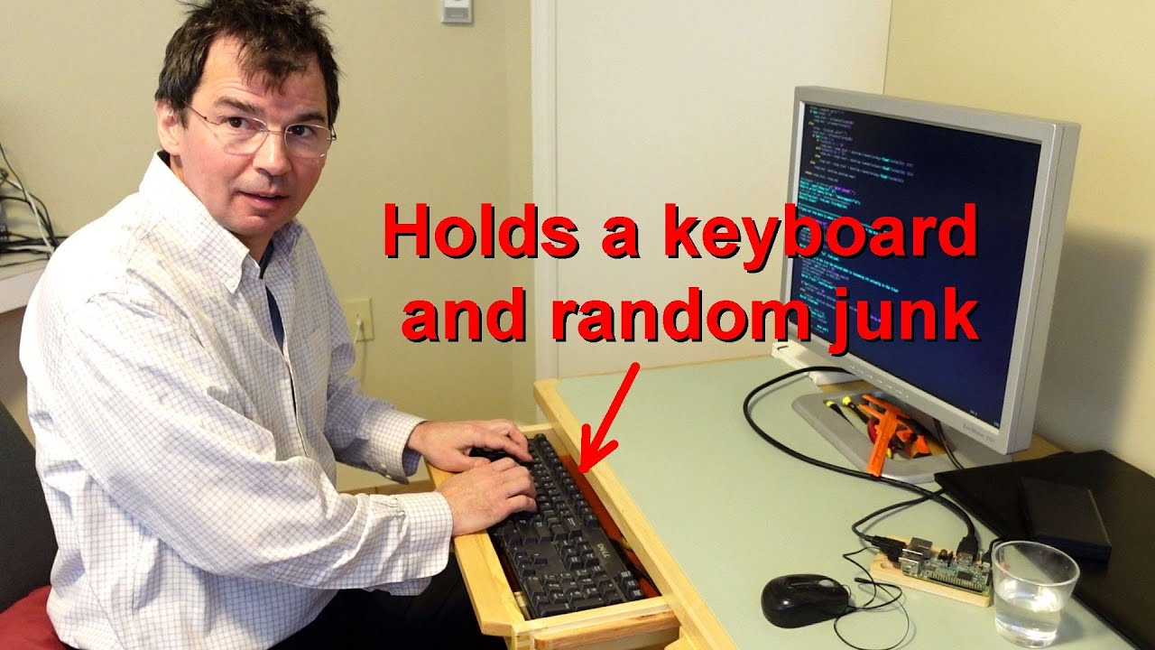 Keyboard IN The Drawer, Not A "keyboard Drawer"