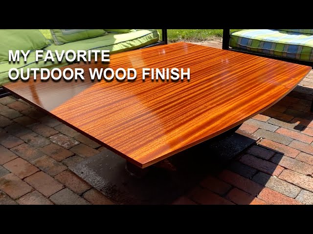 How To Build & Finish An Outdoor Table Top - Best Exterior Wood Finish