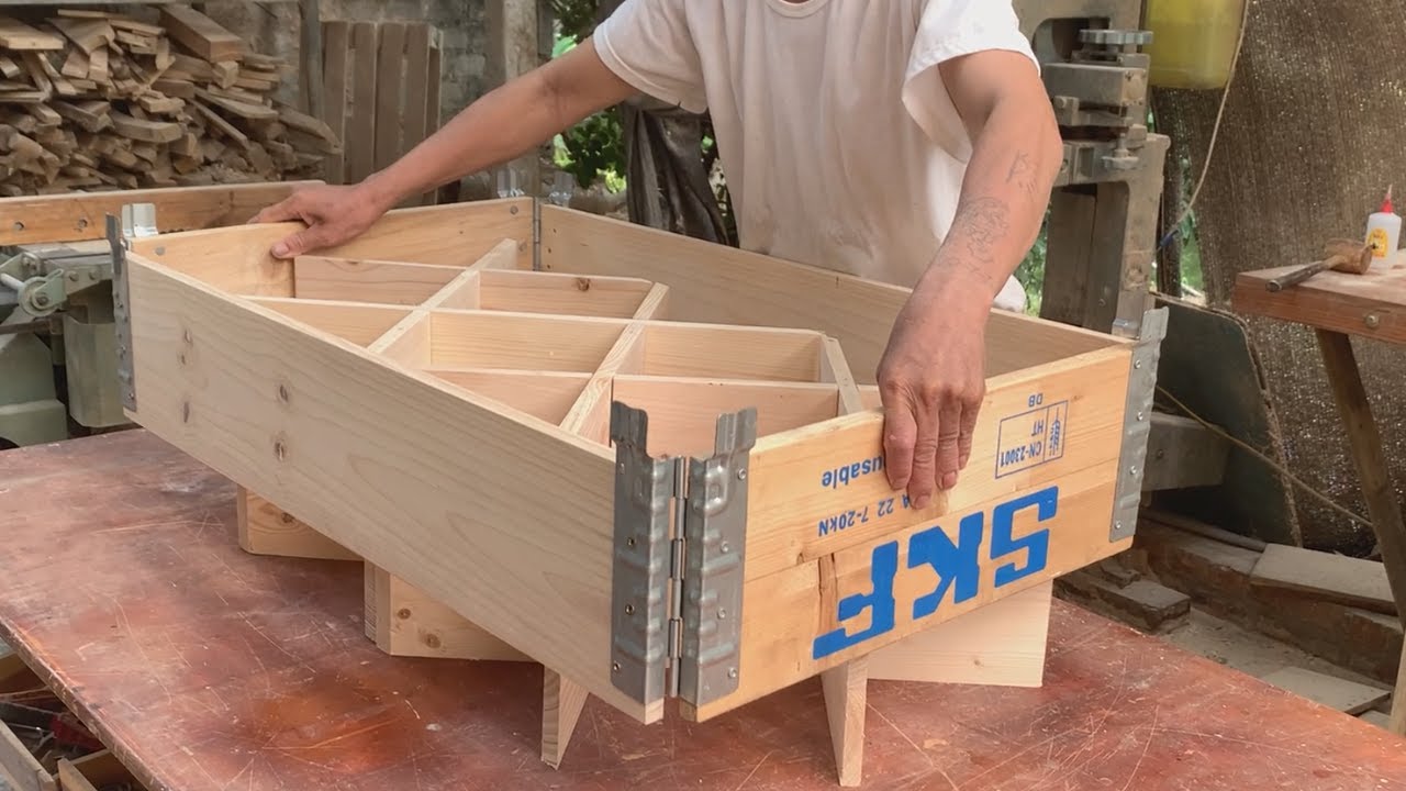 Practical Recycled Wood Project With Life // How To Make A Multi ...