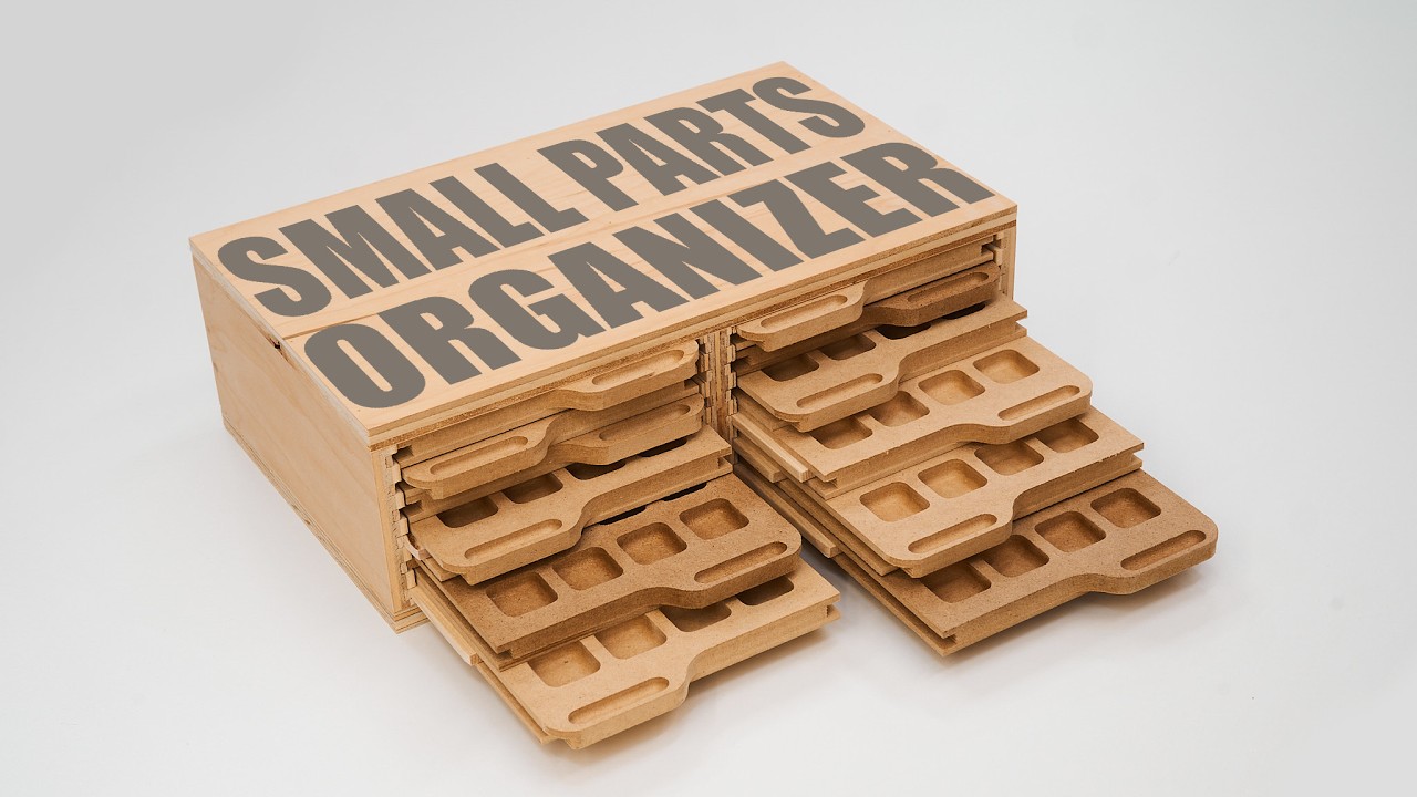 Genius Idea For A Small Parts Organizer
