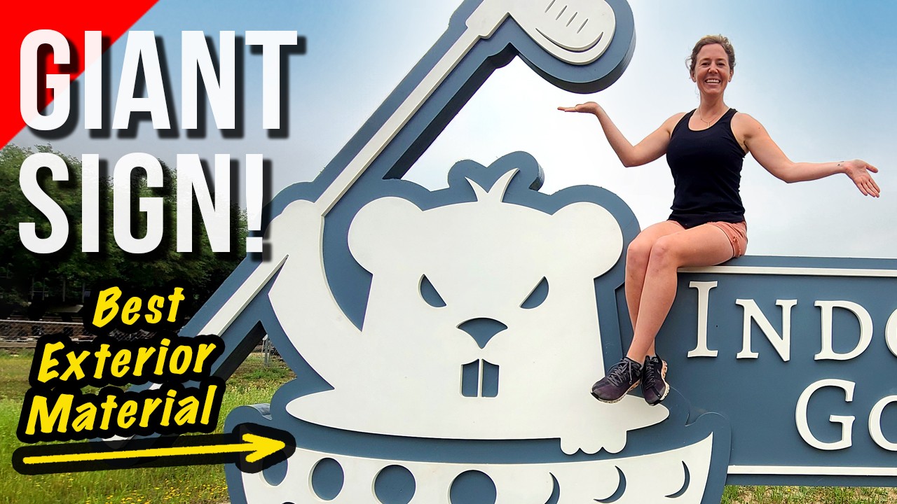 CNC Business Sign | 7 Layers Of MDF!