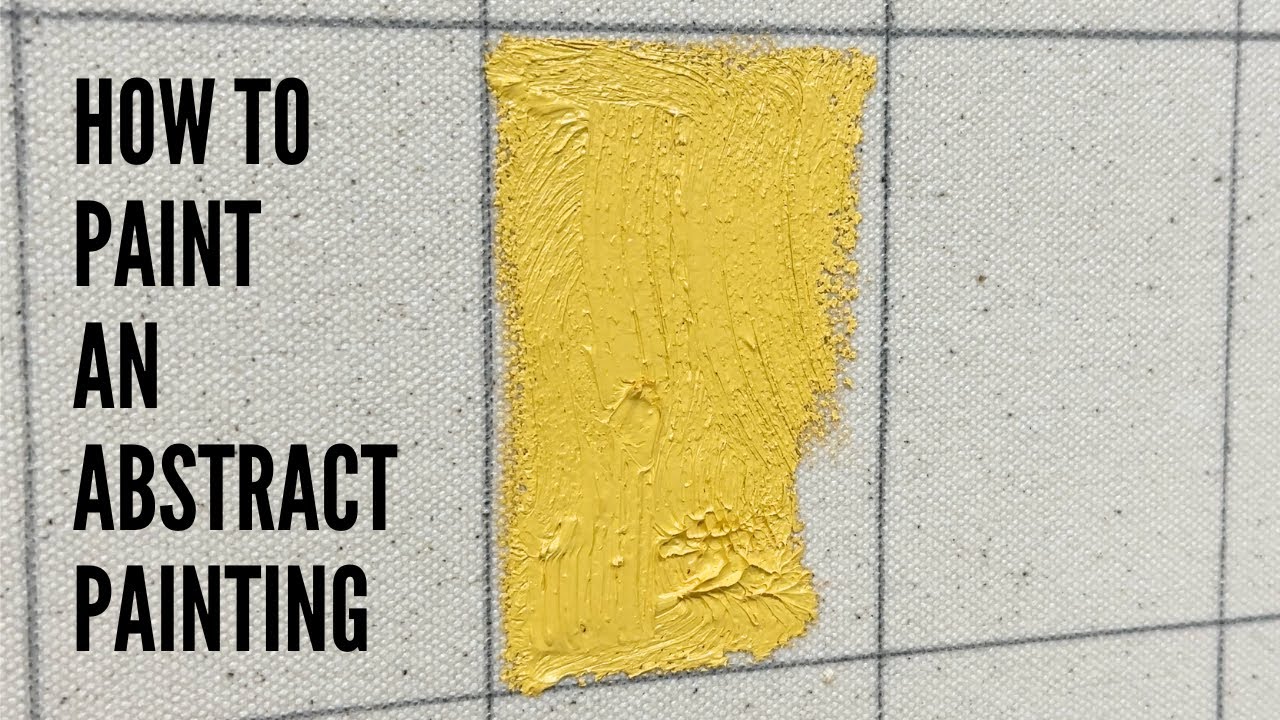 Abstract Painting For Beginners / Anyone Can Make This Painting