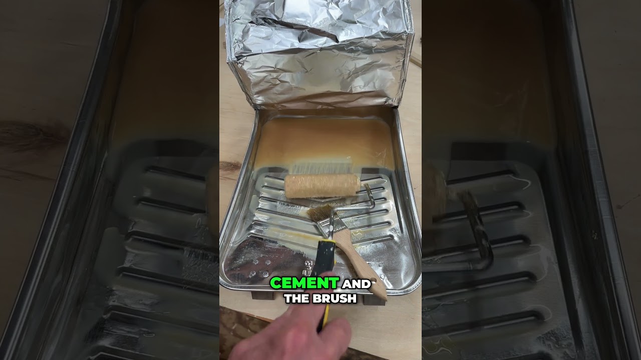 Tip For Using Contact Cement With Wood Veneer